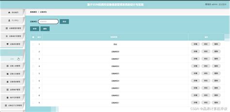 计算机毕设ssm基于ssm的高校设备信息管理系统的设计与实现tx6d79源码数据库lw Csdn博客
