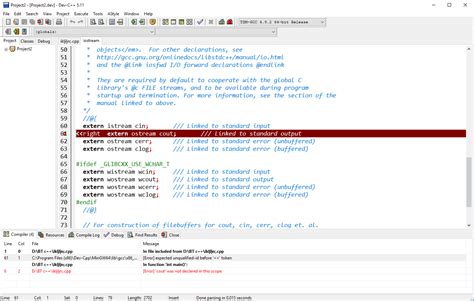 Lỗi Cout Was Not Declared In This Scope Khi Chạy Code Trên Dev C