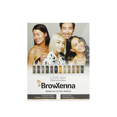 Brow Xenna Katalog barv (12 barv) | Voilà Beauty