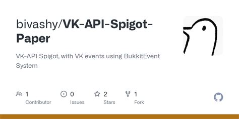 Github Bivashyvk Api Spigot Paper Vk Api Spigot With Vk Events Github Bivashyvk Api Spigot Paper Vk Api Spigot With Vk Events