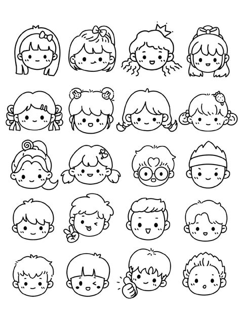 画画儿童简笔画男孩女孩（漂亮11张） 简笔画图片大全