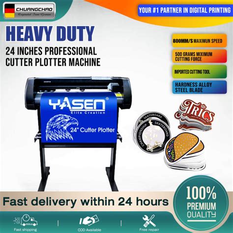 Chuangchao Cutter Plotter 24 Inches With Stand Hd Professional Cutter Plotter Digital Printing