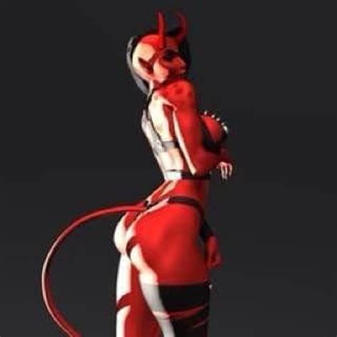 The Devil 3d Stl File 3d Design 3d Printer The Devil Stl Etsy