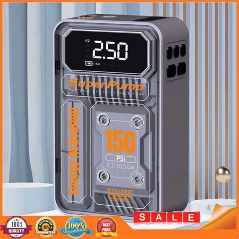 Car Tire Inflator Lcd Display Portable Tyre Inflator For Bicycle Electric Motor For Sale From China