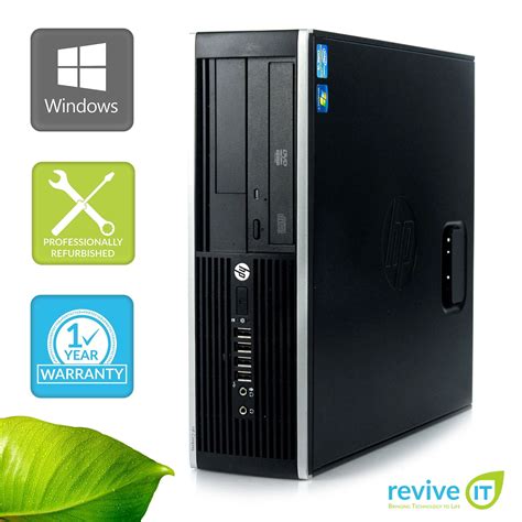 Refurbished HP Elite 8300 SFF Small Form I5 3470 3 20GHz Wi Fi 16GB 256GB SSD Win 10 Pro 1 Yr