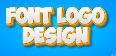 Font Logo Design Text Effect and Logo Design Font
