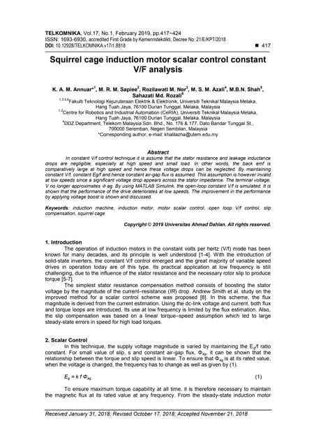 Speed Control Of 3 Phase Induction Motor Pptx