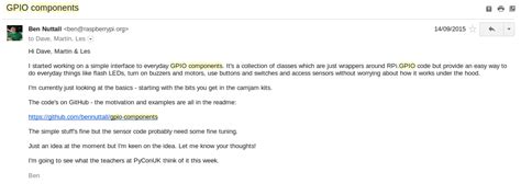 Ben Nuttall Gpio Zero Developing A New Friendly Python Api For