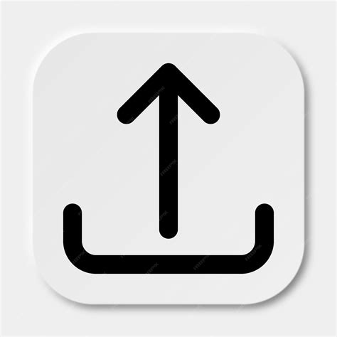 Premium Vector Upload Icon