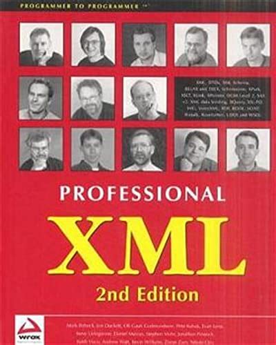 Professional Xml Programmer To Programmer Uk Ozu Nikola