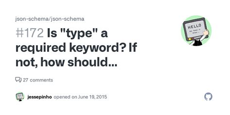 Is Type A Required Keyword If Not How Should Validation Be Handled When A Type Is Not