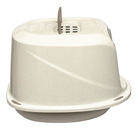 Закритий туалет із ручкою та фільтром Geoplast Galaxy Deluxe 45x36x31 5 см від продавця