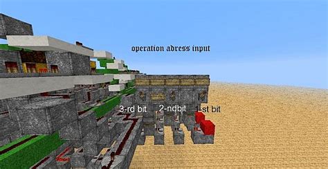 CPU Bit With Multiplication Minecraft Map