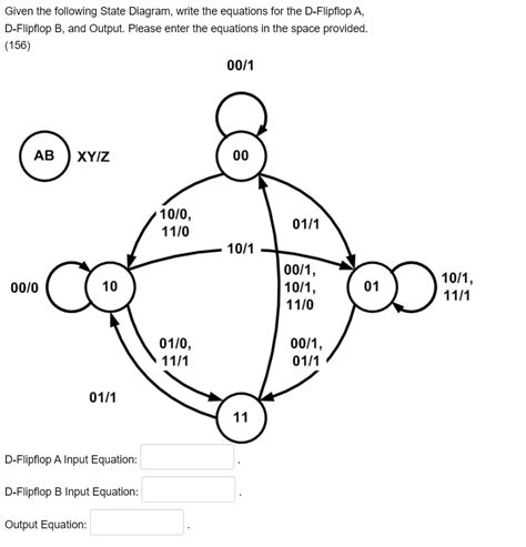 solved given the following state diagram write the