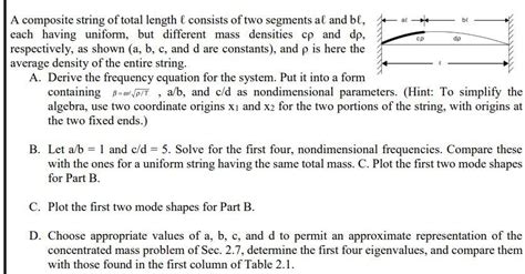 bi cp dp a composite string of total length l