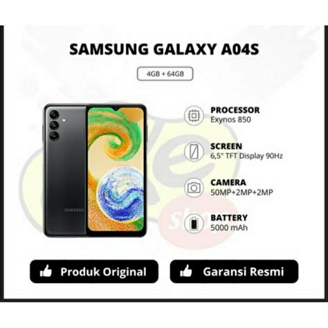 Jual Samsung Galaxy A04s 4 64 GB Resmi Shopee Indonesia