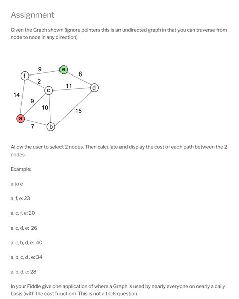 Assignmentneed Html And Javascript For Jsfiddle