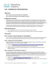Lab Installing The Virtual Machines Docx Lab Installing The Virtual Machines
