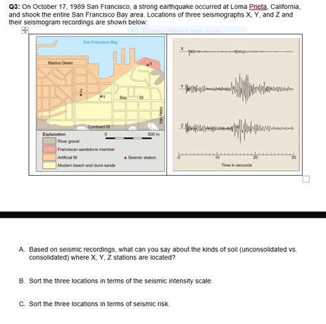 Solved Their Seismogram Recordings Are Shown Below A ﻿based