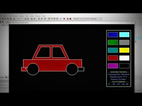 Colour Filling Program C Graphics Projects Cool Programming Projects YouTube