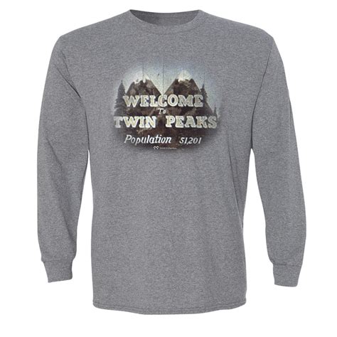 Twin Peaks Bienvenido A Twin Peaks Adultos Camiseta De Manga Larga