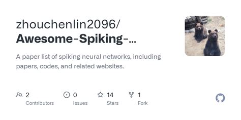 Github Zhouchenlin Awesome Spiking Neural Networks A Paper List Of Spiking Neural