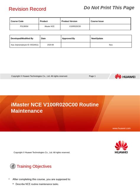 Imaster Nce V100r020c00 Routine Maintenance 01 Pdf Databases Backup