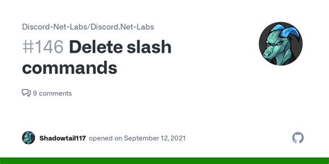 Delete Slash Commands Issue Discord Net Labs Discord Net Labs GitHub