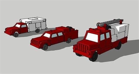 Wildland Fire Engine Truck Set By Outland Models 3d Printable 3d Model 3d Printable Cgtrader