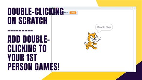 How To Add Double Clicking On Scratch Youtube
