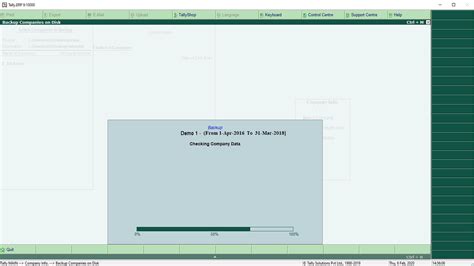 How To Take Back Up Restore Data In Tally Labh Software