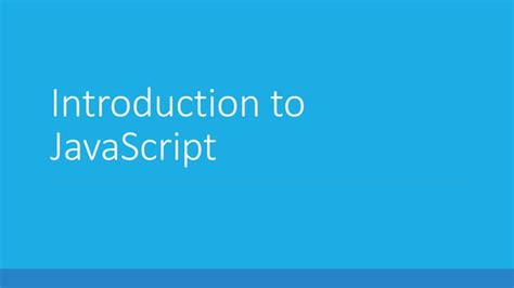 Lab 2 Introduction To Javascript Ppt