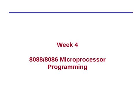 Pdf Assembly Programming Basics Dokumentips
