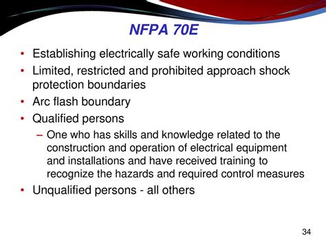 Qualified Personel Nfpa 70e Boundaries