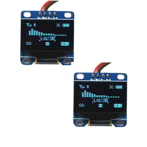 Buy DIYmall Inch Blue OLED Module I C IIC Serial X LCD LED Display For Arduino Micro