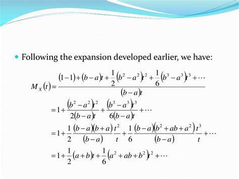 Ppt Moment Generating Functions Powerpoint Presentation Free