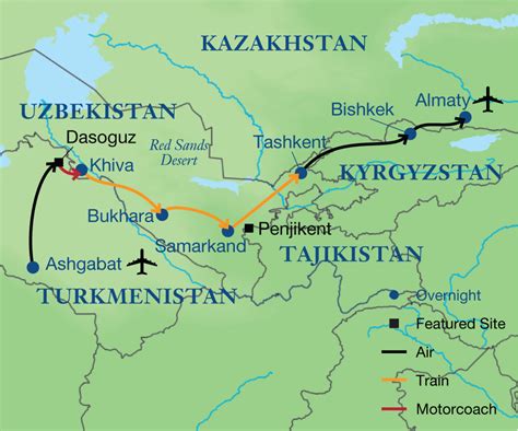 Silk Road Map