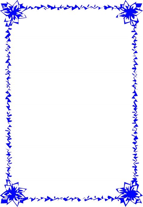 Blue Page Border ClipArt Best