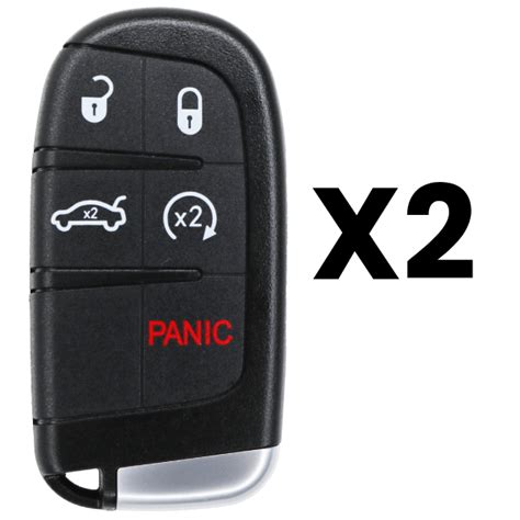 Chrysler Dodge Smart Key 5 Button Fcc M3M 40821302 Pn 68155687 AB 68394195 AA Pack Of 2 Keys 4