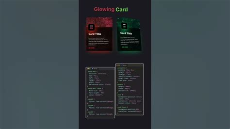 Animated Glowing Card Html Css Fypシ゚viral Foryoupage Love Softwaredeveloper Fypシ Css Html