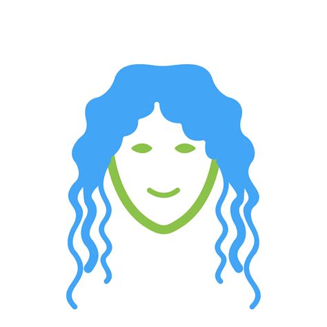 Hair Curly Vector Icon 20629794 Vector Art At Vecteezy