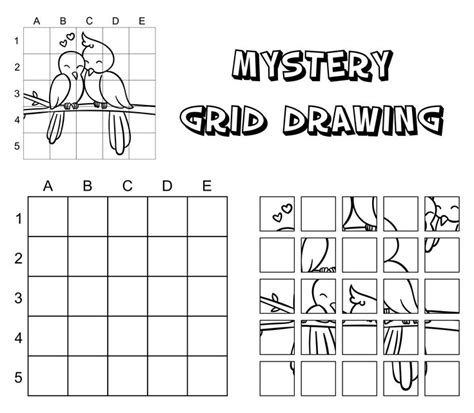 Grid Worksheets 5 Free Pdf Printables Printablee Art Worksheets