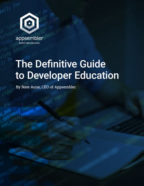 the definitive guide to developer education appsembler