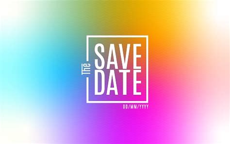 날짜 배너를 저장합니다 비즈니스 마케팅 및 광고에 사용할 수 있습니다 소셜 미디어 스토리 월페이퍼 이벤트 서밋의 Ogo 그래픽 디자인 벡터 Eps 10 0명에 대한 스톡