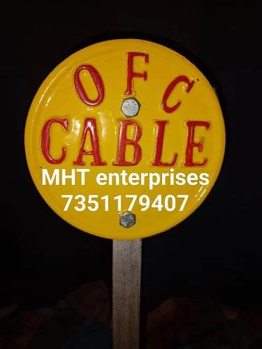 Cast Iron Ofc Cable Route Marker For Telecommunication At ₹ 35 Piece