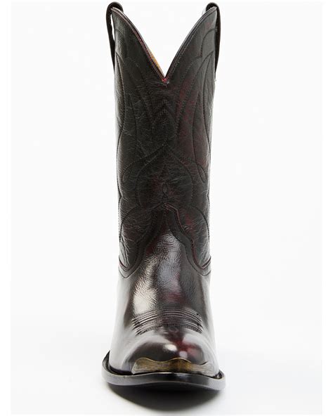 Cody James Mens Roland Western Boots Round Toe Black Cherry