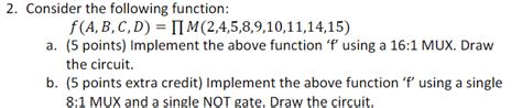 Solved Consider The Following Function Chegg