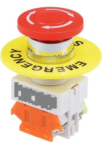 Boton De Paro De Emergencia No Nc 22 Mm Plc Push Mercadolibre