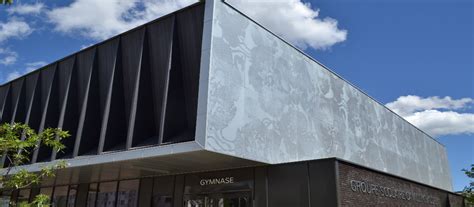 Façade Aluminium Effet Floral Ecole Annemasse 74 Dampere