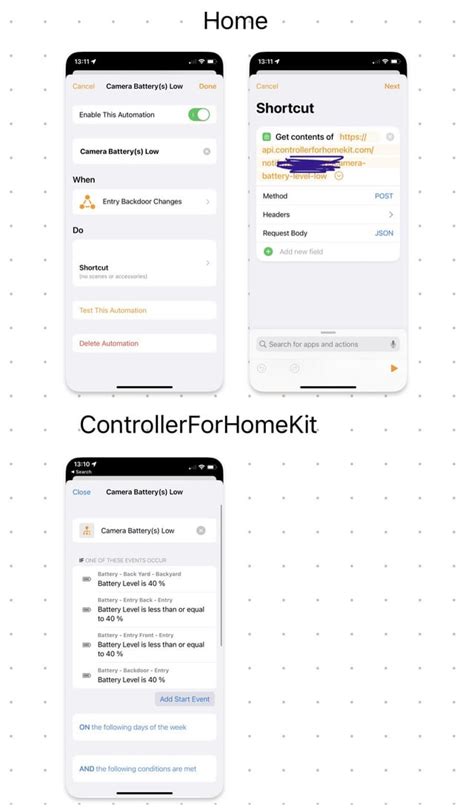 Controller For Homekit Advanced Notifications Accessory Battery Level When Low R